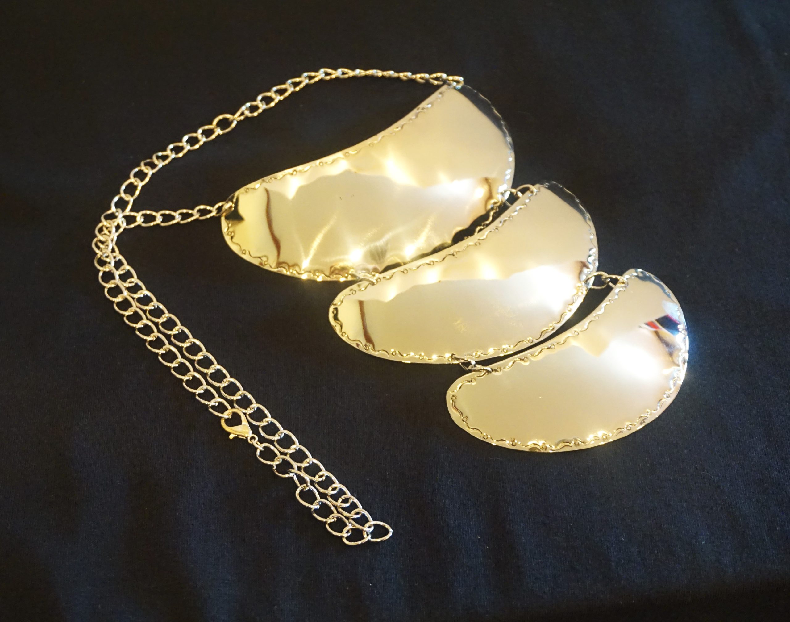 Silver 3-Tier Gorget | Seminole Nation Museum